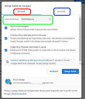 Șterge istoricul de navigare pe internet de pe telefon și PC